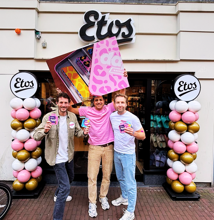 Dappr vanaf vandaag verkrijgbaar bij 500+ Etos locaties